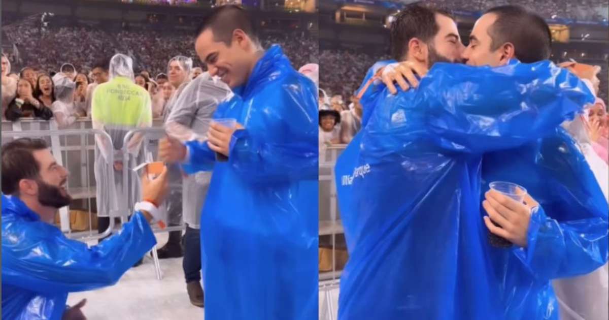 Ator da Globo assume namoro e ganha surpresa em show de Jão; assista