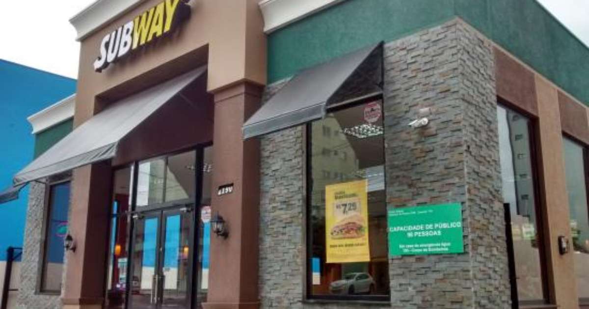 Subway entra com pedido de recuperação judicial de R$ 482 milhões no Brasil