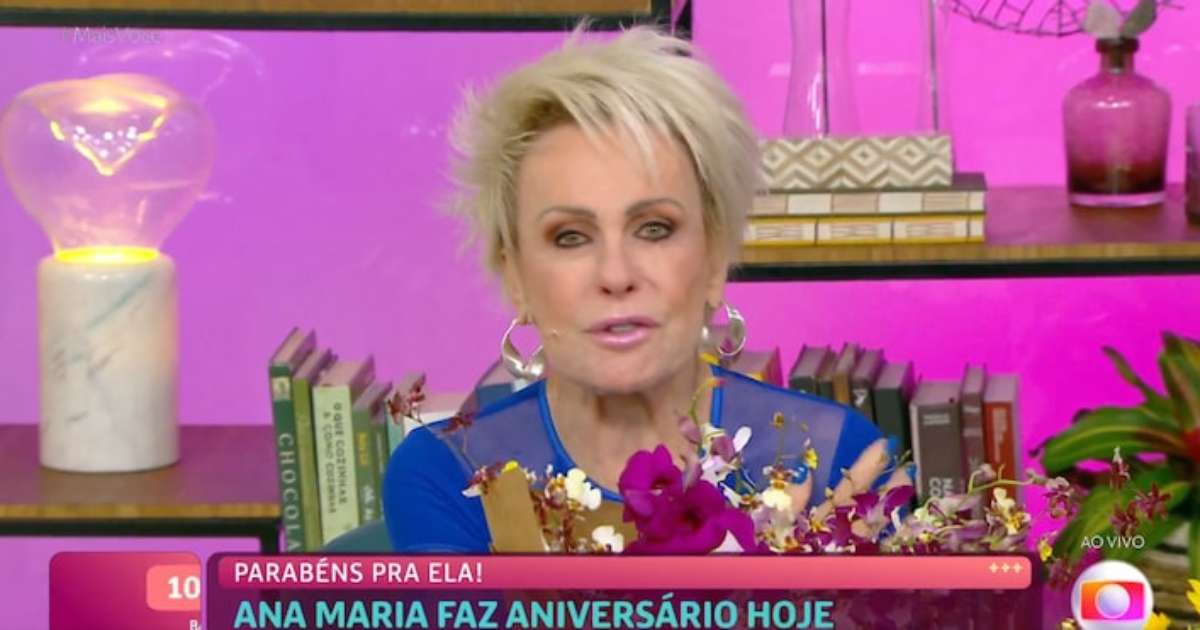 Ana Maria Braga completa 75 anos e recebe homenagem no 'Mais Você'