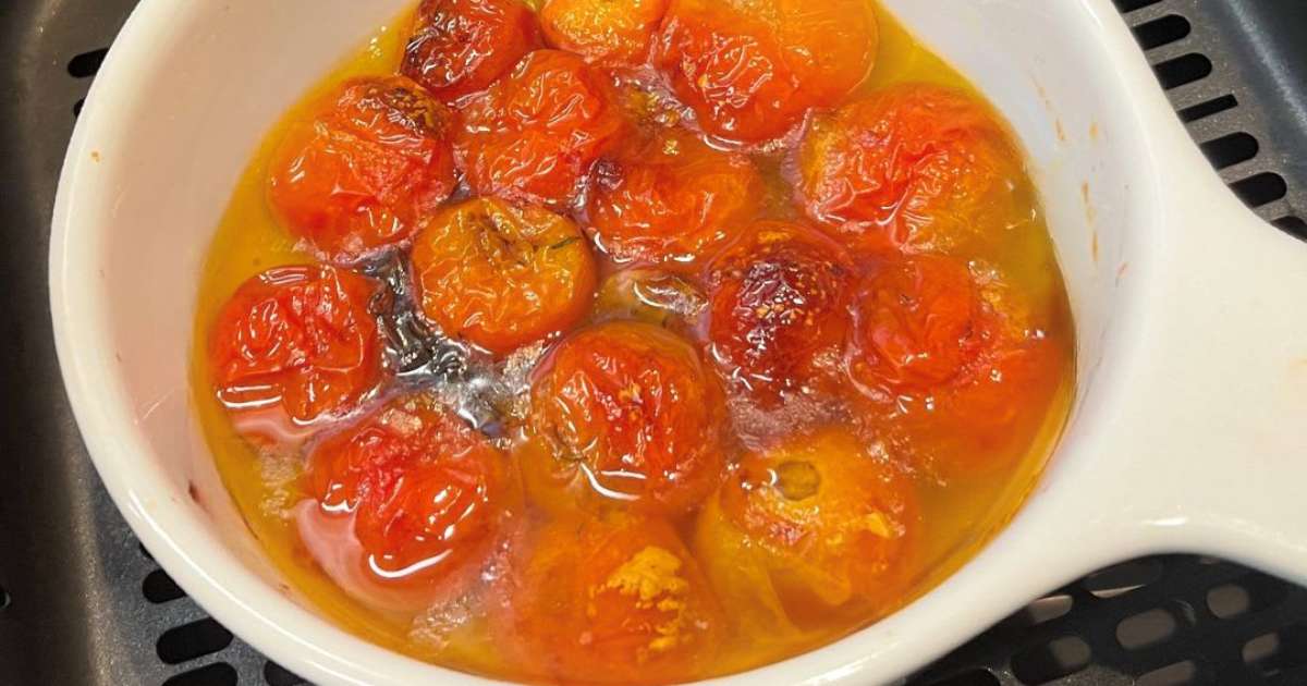 Tomate confit na Airfryer: veja como preparar, rápido, fácil