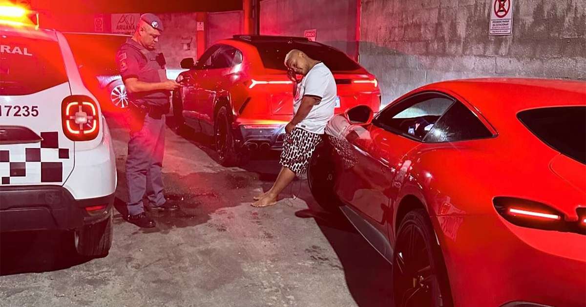 MC Ryan é detido pela polícia e tem Ferrari apreendida