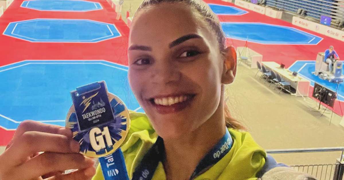 Caroline Santos vai a mais um pódio na Estônia