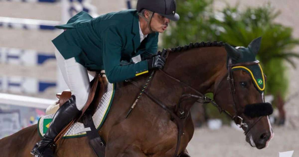 Rodrigo Pessoa termina em 24º lugar no Grand Prix de Kentuck