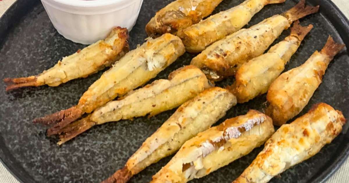 Manjuba deliciosa e muito mais saudável: sem trigo e sem fritar
