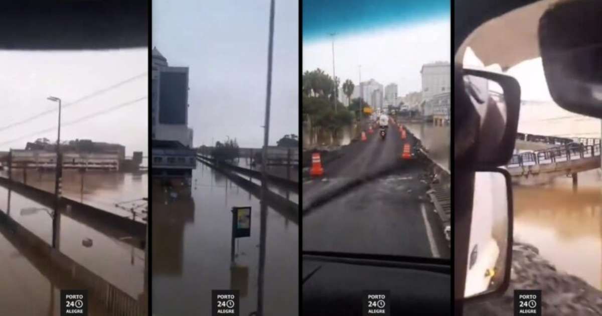 Vídeo: Veja como está a passagem humanitária na entrada de Porto Alegre ...