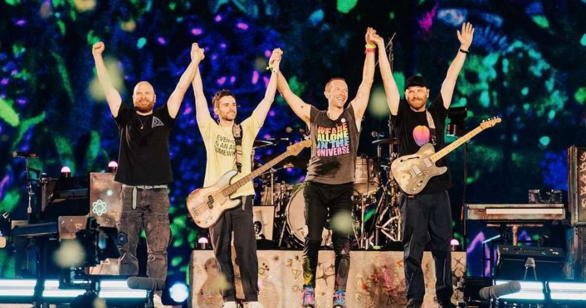 Com bikes para o público pedalar, Coldplay anuncia redução de 59% das ...