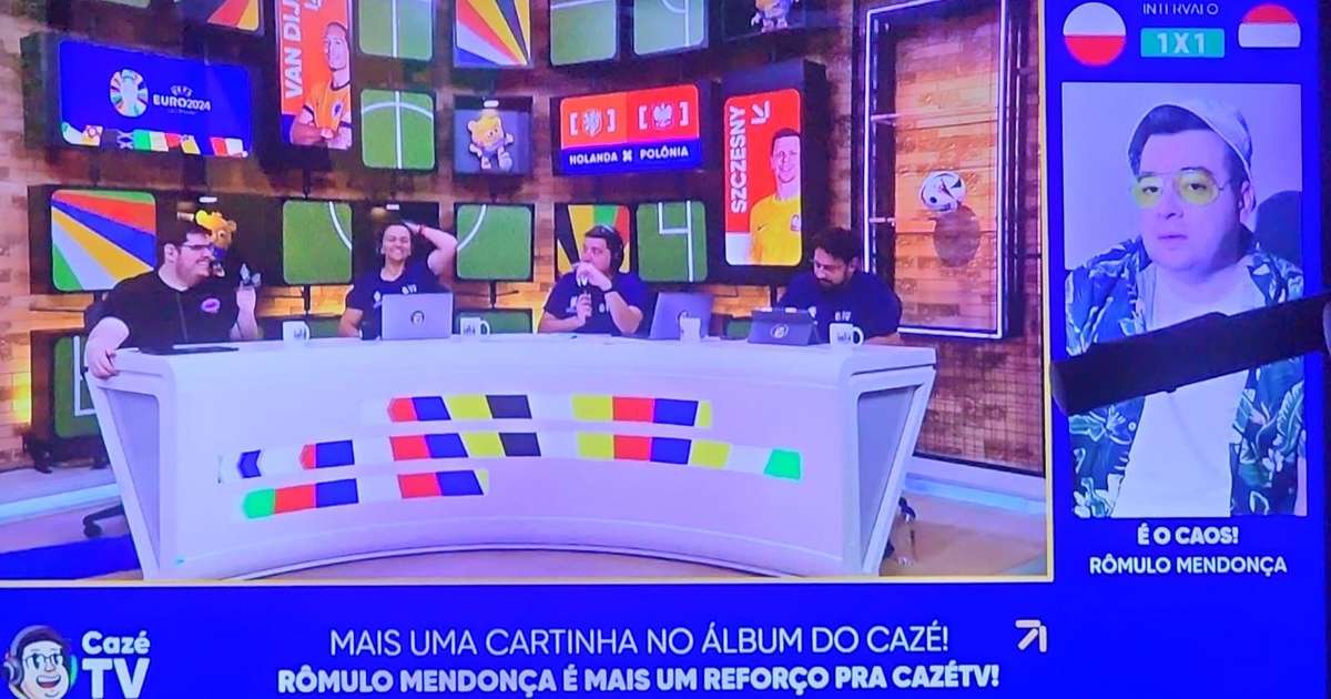 Cazé TV contrata Rômulo Mendonça para as Olimpíadas de Paris
