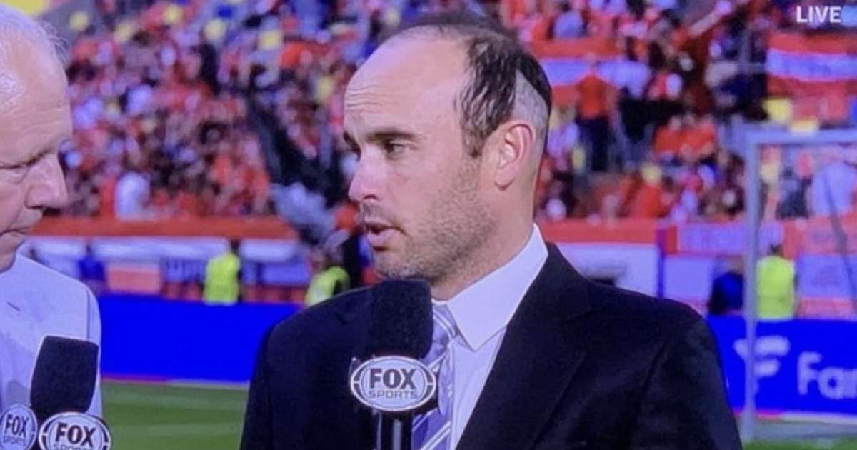 Ex-jogador norte-americano chama atenção com cabelo inusitado na Eurocopa