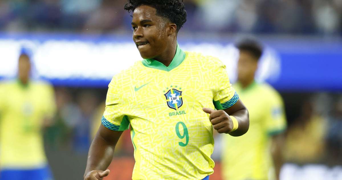 Dorival confirma Endrick como titular contra o Uruguai