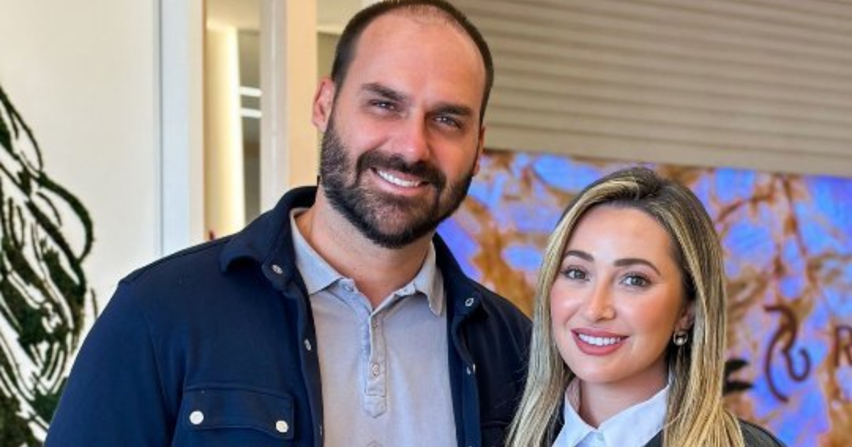Esposa de Eduardo Bolsonaro compara deputado com cantor vintage: 'Te ...