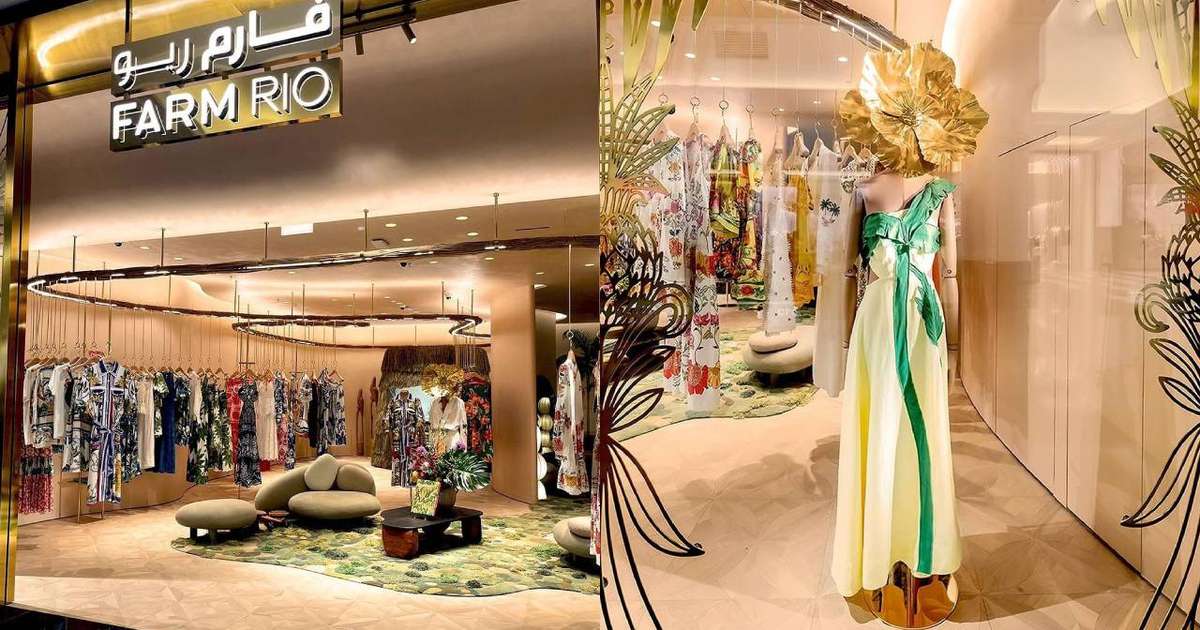 Farm abre sua 1ª loja no Oriente Médio, em Dubai; veja como é o espaço ...