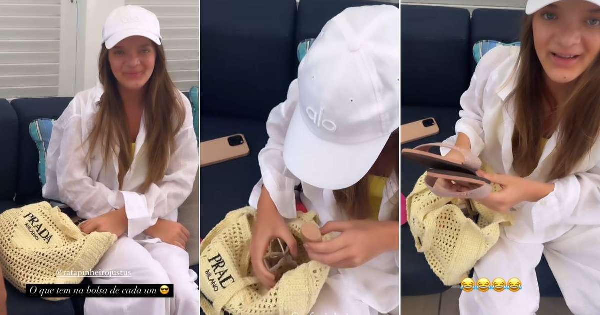 Bolsa de crochê de R$ 11 mil? Veja a peça da filha de Roberto Justus e ...