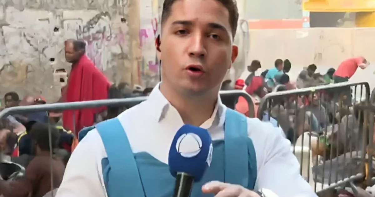 Repórter da Record é agredido no meio da rua ao vivo; veja