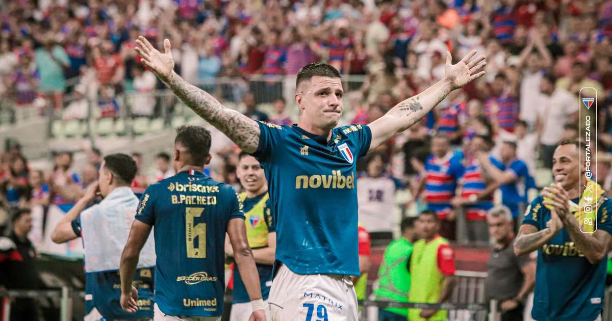 Kayzer celebra primeiro gol após retorno ao Fortaleza: "É uma sensação boa"