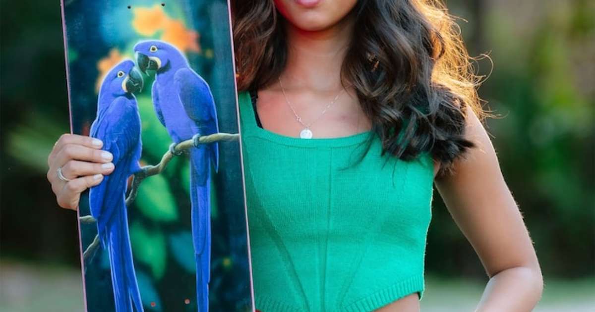 Rayssa Leal revela novo design de skate para Jogos os Olímpicos; veja imagem