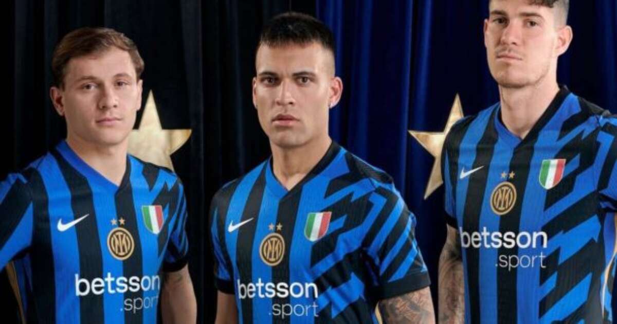 Inter de Milão divulga novo uniforme com segunda estrela