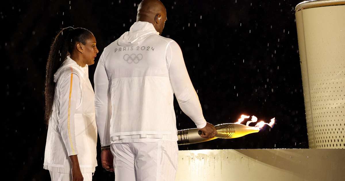 Teddy Riner e Marie-José Perec: conheça a dupla que acendeu a pira ...