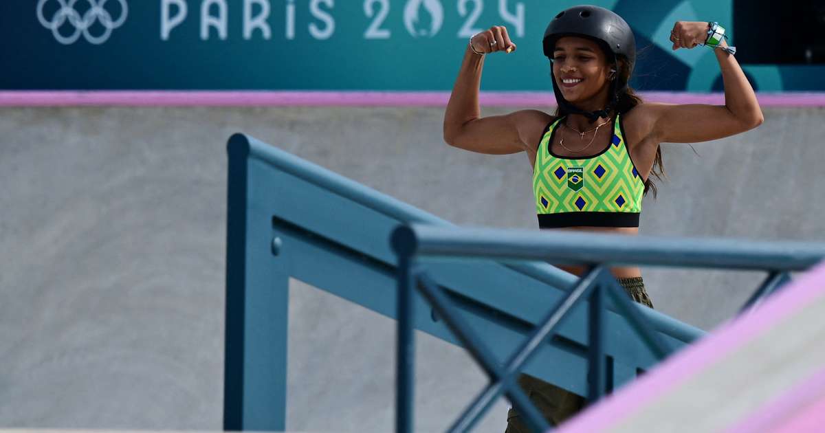 Jogos de Paris: na final do skate street, Rayssa Leal faz história e ...