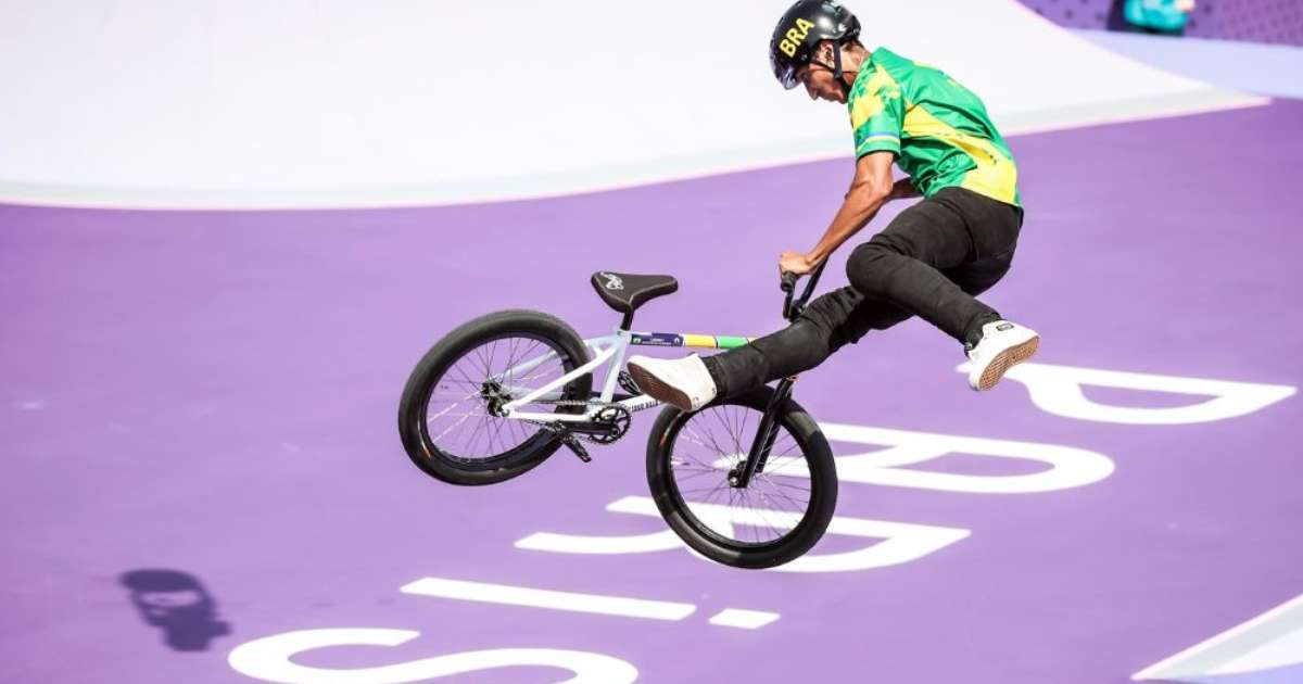 Gustavo Bala Loka termina em 6º no BMX Freestyle