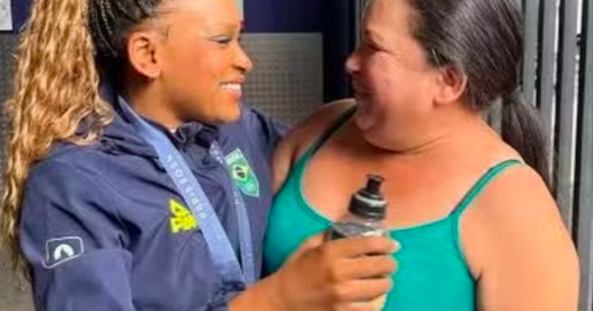 Quem é a mãe de Rebeca Andrade que criou a filha sozinha com salário de doméstica