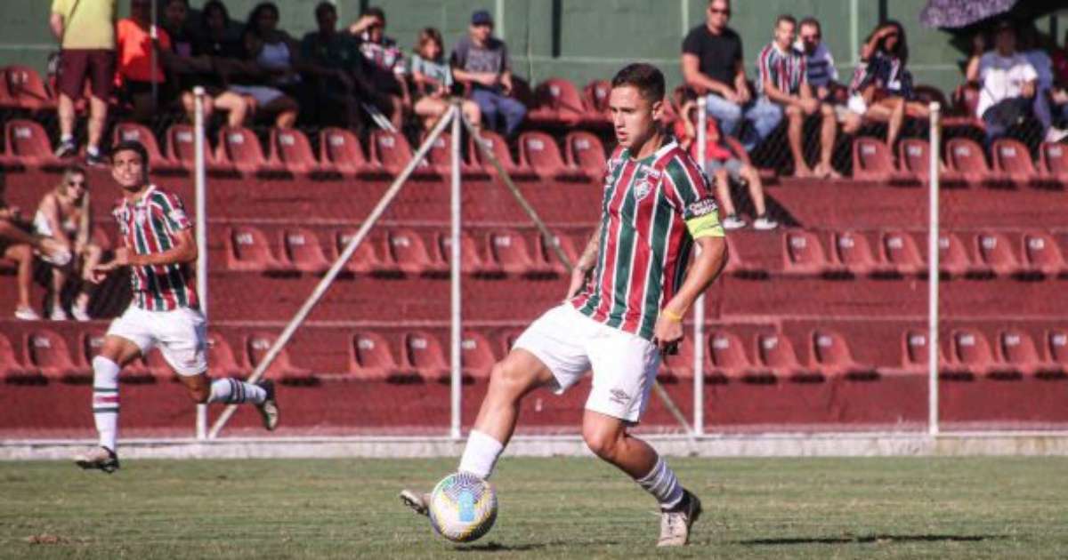 Camisa 10 do Fluminense Sub-20, Arthur celebra virada contra o Palmeiras