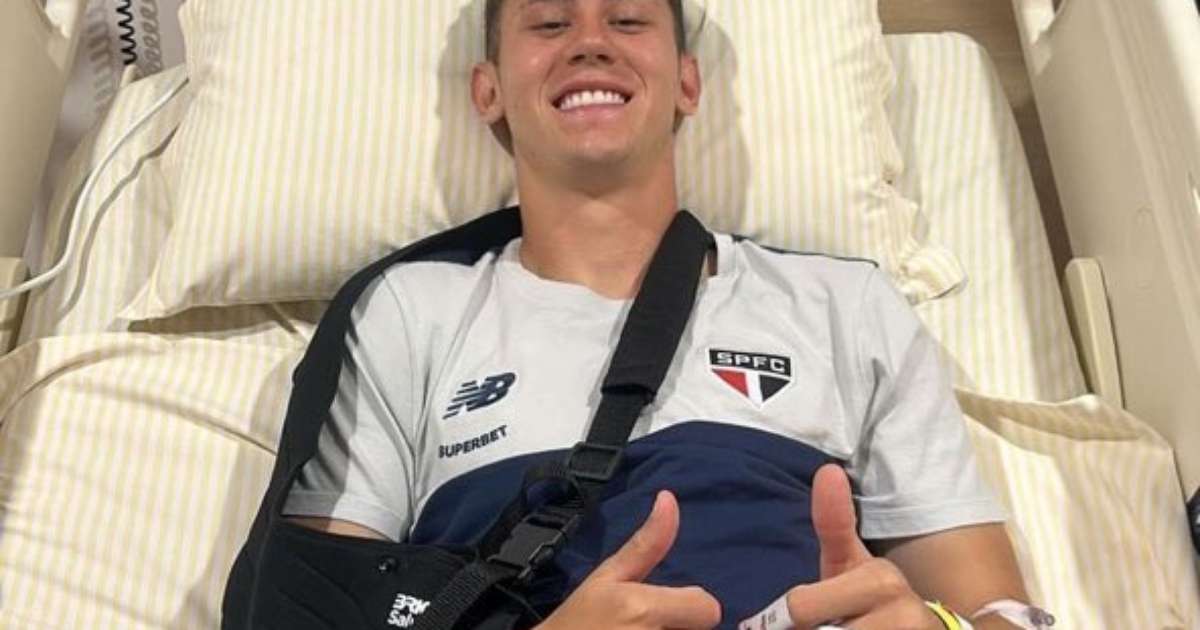 Patryck recebe alta e inicia recuperação no São Paulo