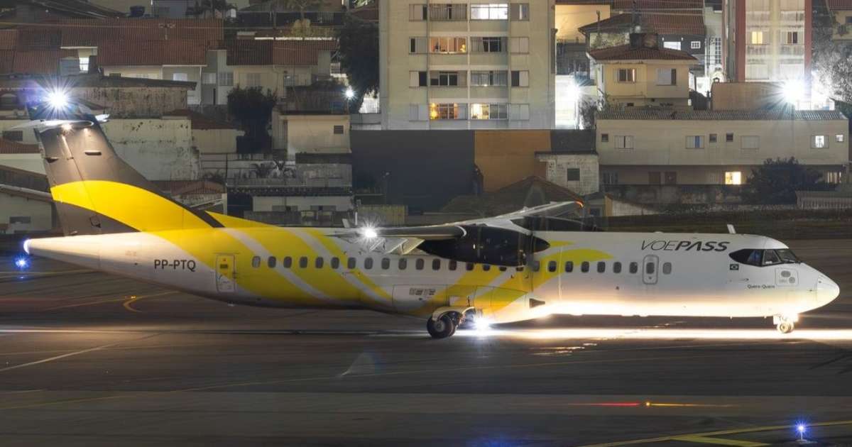 Avião da Voepass com destino a SP tem problema técnico e retorna para MG
