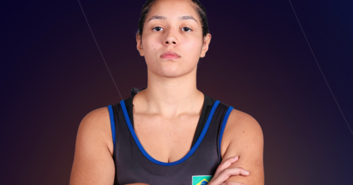 Julia da Silva cai nas quartas do Mundial sub-17 de wrestling