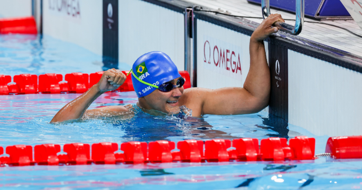 Patrícia Pereira vai bem nos 50m e conquista medalha inédita