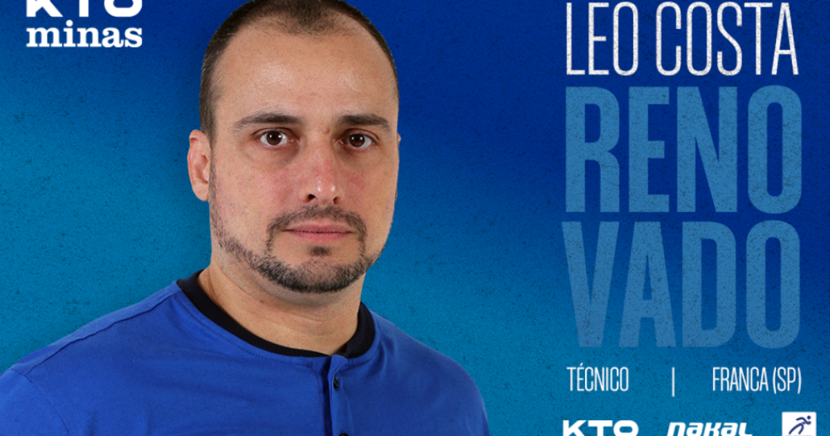 Minas renova com o técnico Léo Costa para sua sexta temporada