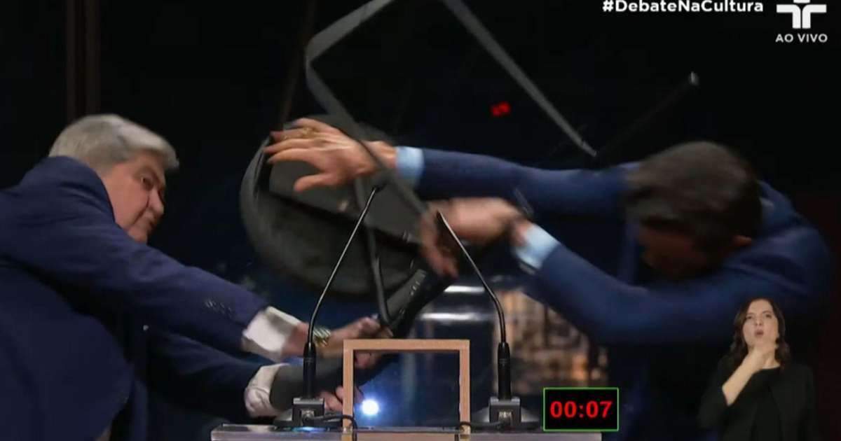 Datena dá cadeirada em Marçal: como foi agressão em debate para a ...