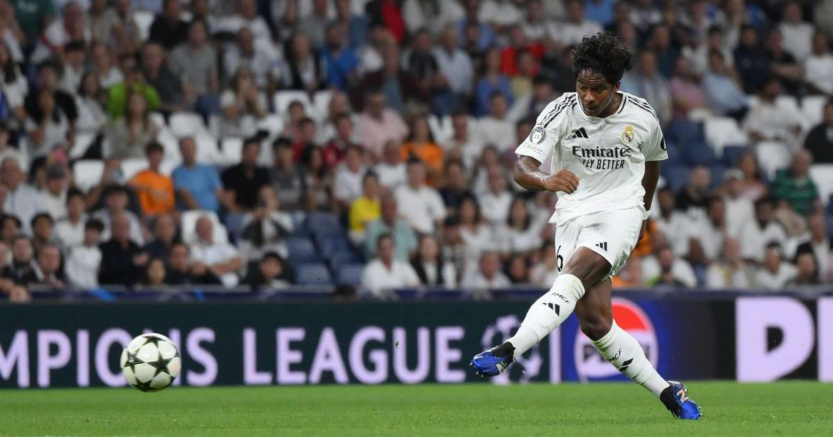 Real Madrid vence na Champions com gol de Endrick