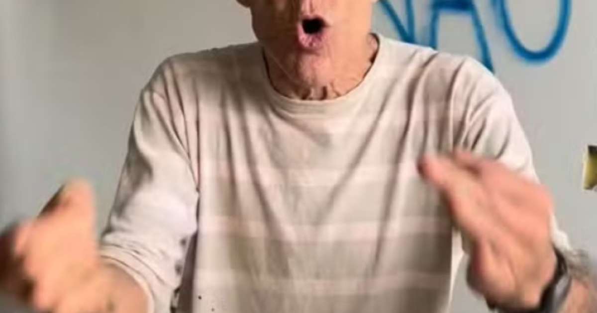 Mário Gomes picha paredes e passa noite em imóvel de onde foi despejado