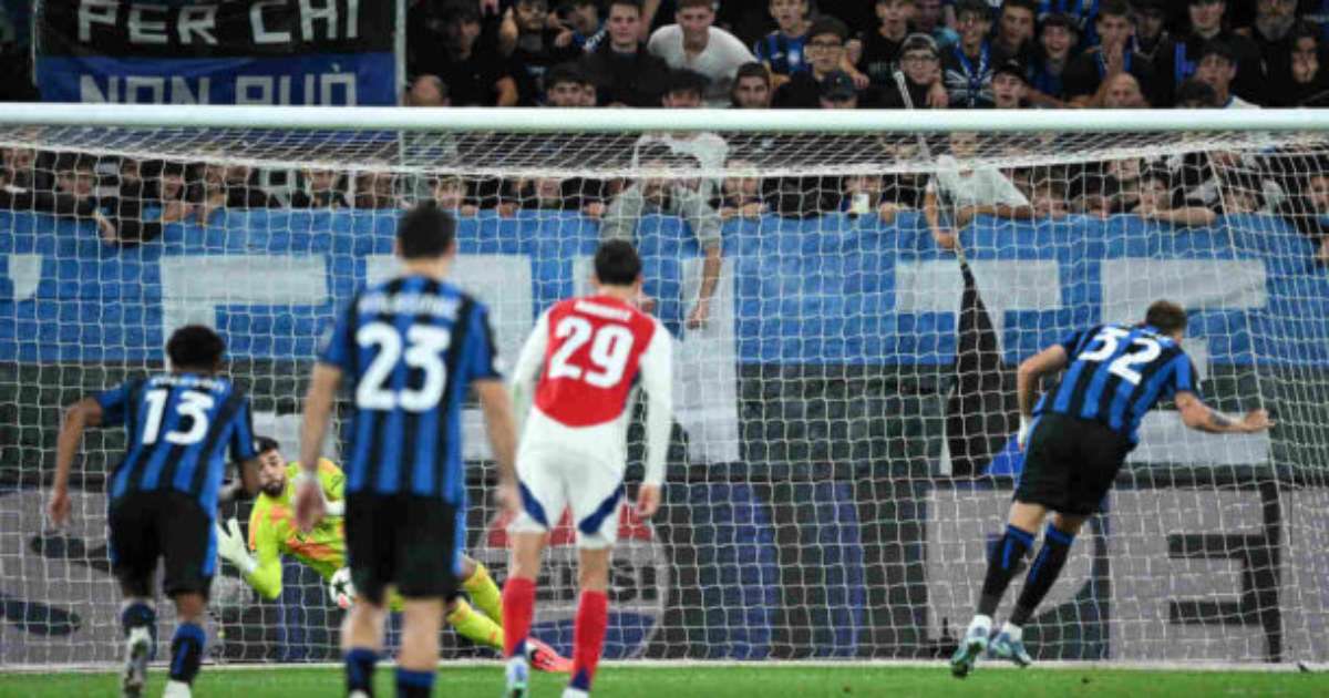 Champions: Raya defende pênalti e Arsenal segura empate contra Atalanta
