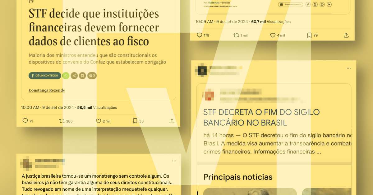 Entenda o que muda no sigilo bancário com nova resolução do STF