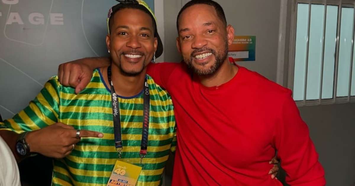 Will Smith participa do 'Domingão com Huck' e encontra sósia; veja vídeos