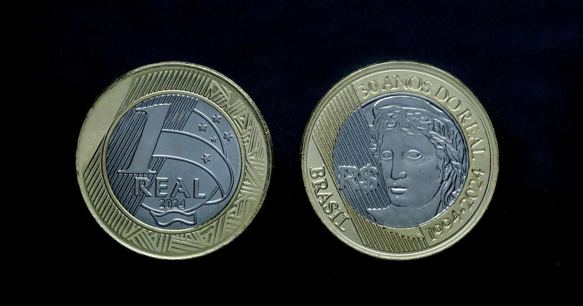 Banco Central lança moeda comemorativa aos 30 anos do Real; veja imagens