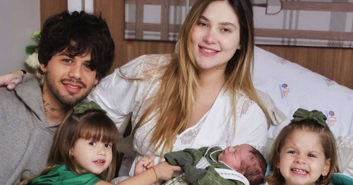 Após nascimento do terceiro filho, Virginia reforça cuidados com as ...
