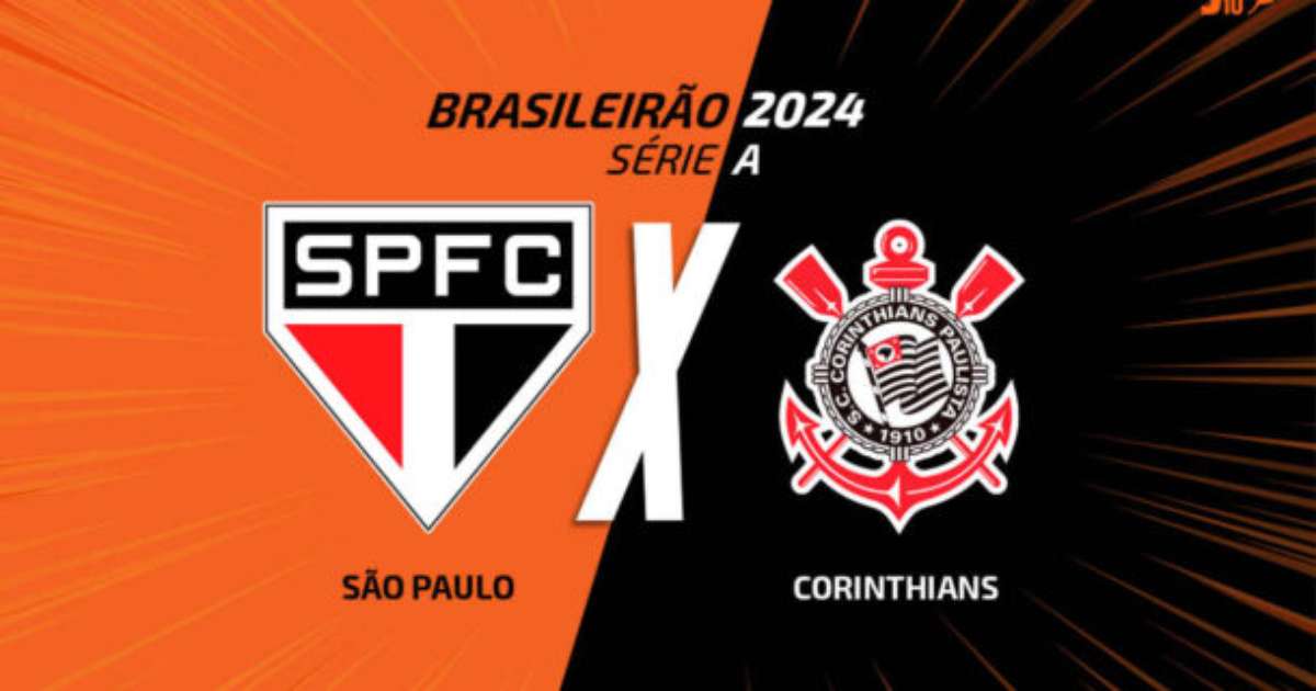 São Paulo x Corinthians: onde assistir, escalações e arbitragem