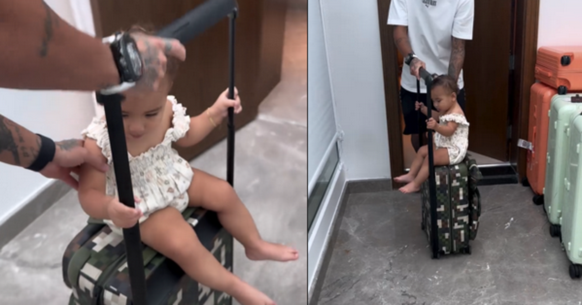 Bruna Biancardi compartilha momento fofo entre Neymar e Mavie