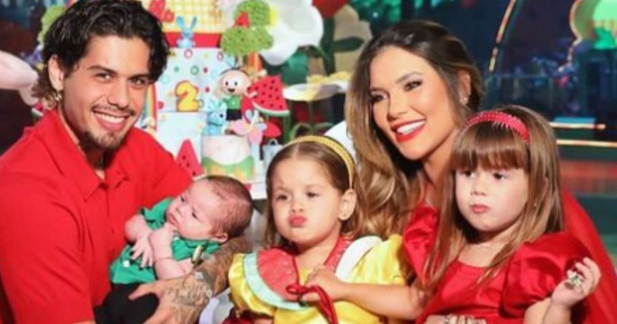 Virginia fez pedido especial aos convidados da festa de Maria Flor ...