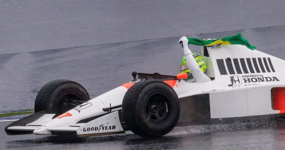 F1: Hamilton pilota McLaren de Senna e emociona Interlagos em homenagem ...