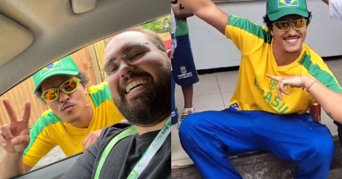 Flagrado de bigode fininho e juliet, Bruno Mars já é considerado ...
