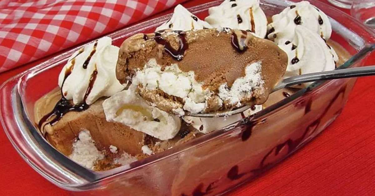 Pavê de sorvete com suspiro: a sobremesa mais fácil do mundo