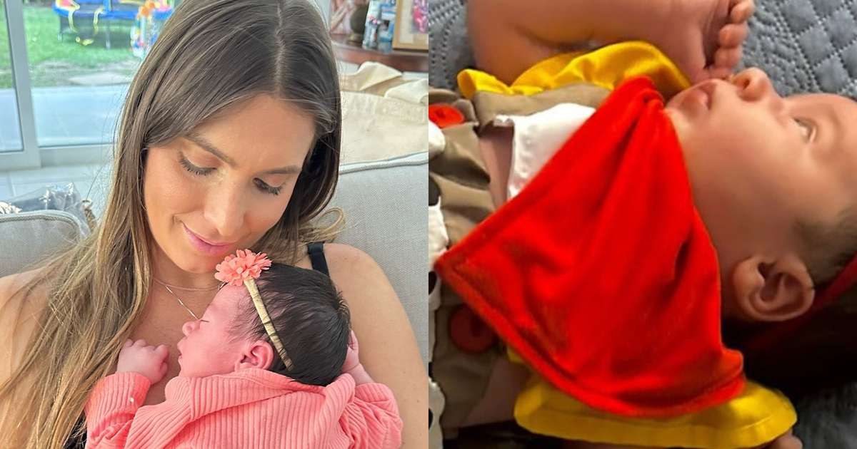 Branca Feres encanta ao mostrar filha caçula fantasiada em mesversário