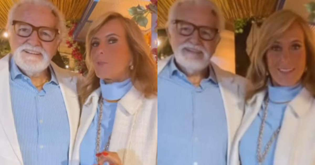 Helô Pinheiro presta homenagem no aniversário do marido: 'Uma vida inteira'