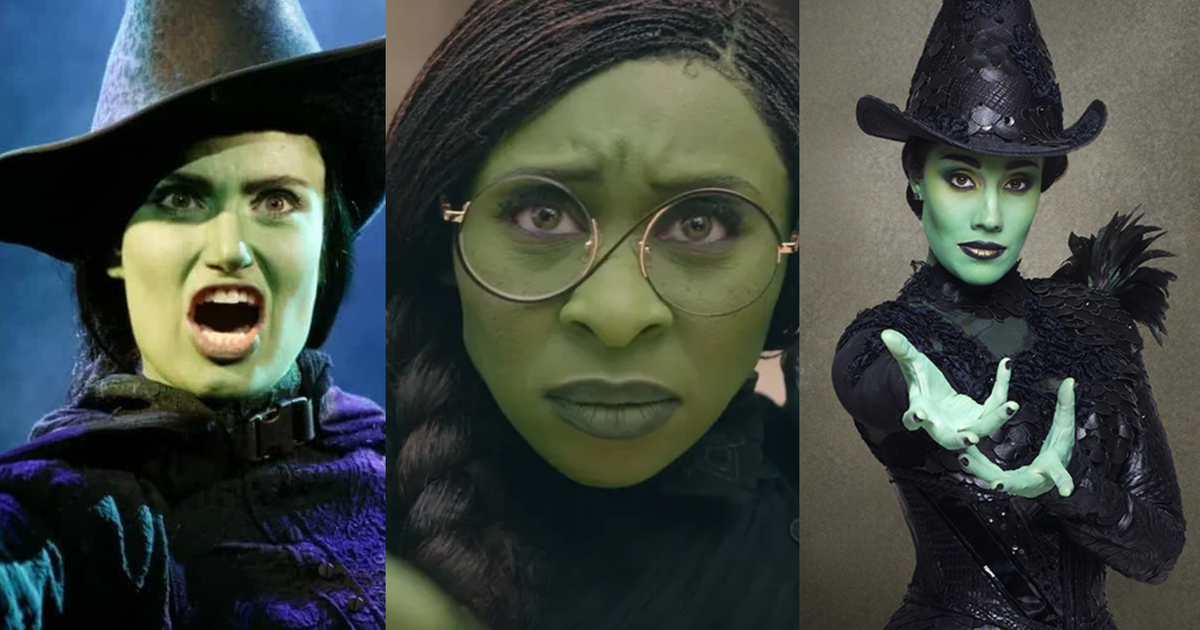 'Wicked': 12 atrizes que interpretaram Elphaba, incluindo Cynthia Erivo