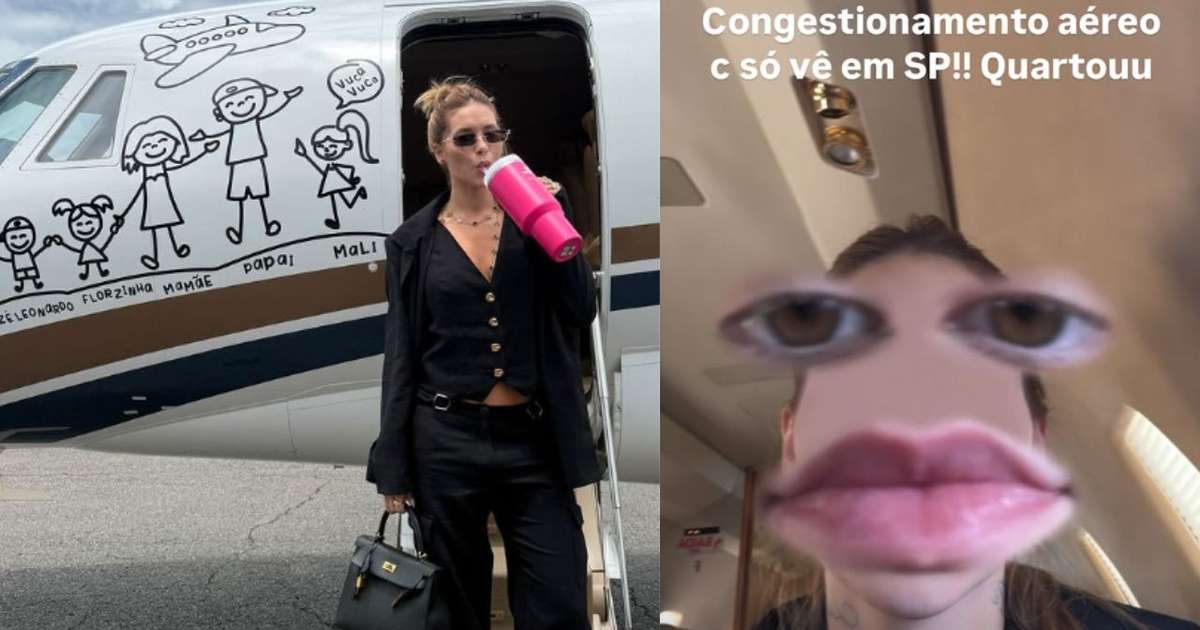 Jato de Virginia arremete e influencer se desespera: 'Não passa nem wifi'