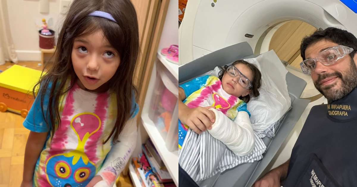 Zoe, filha de Sabrina Sato e Duda Nagle quebra o braço e precisa ser ...