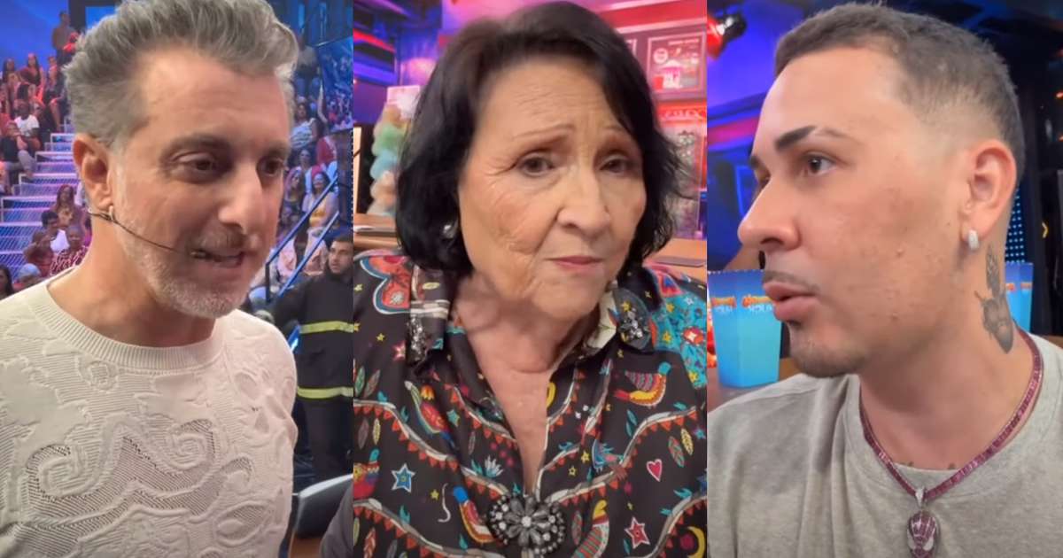 Luciano Huck é filmado por Carlinhos Maia durante conversa com Déa ...